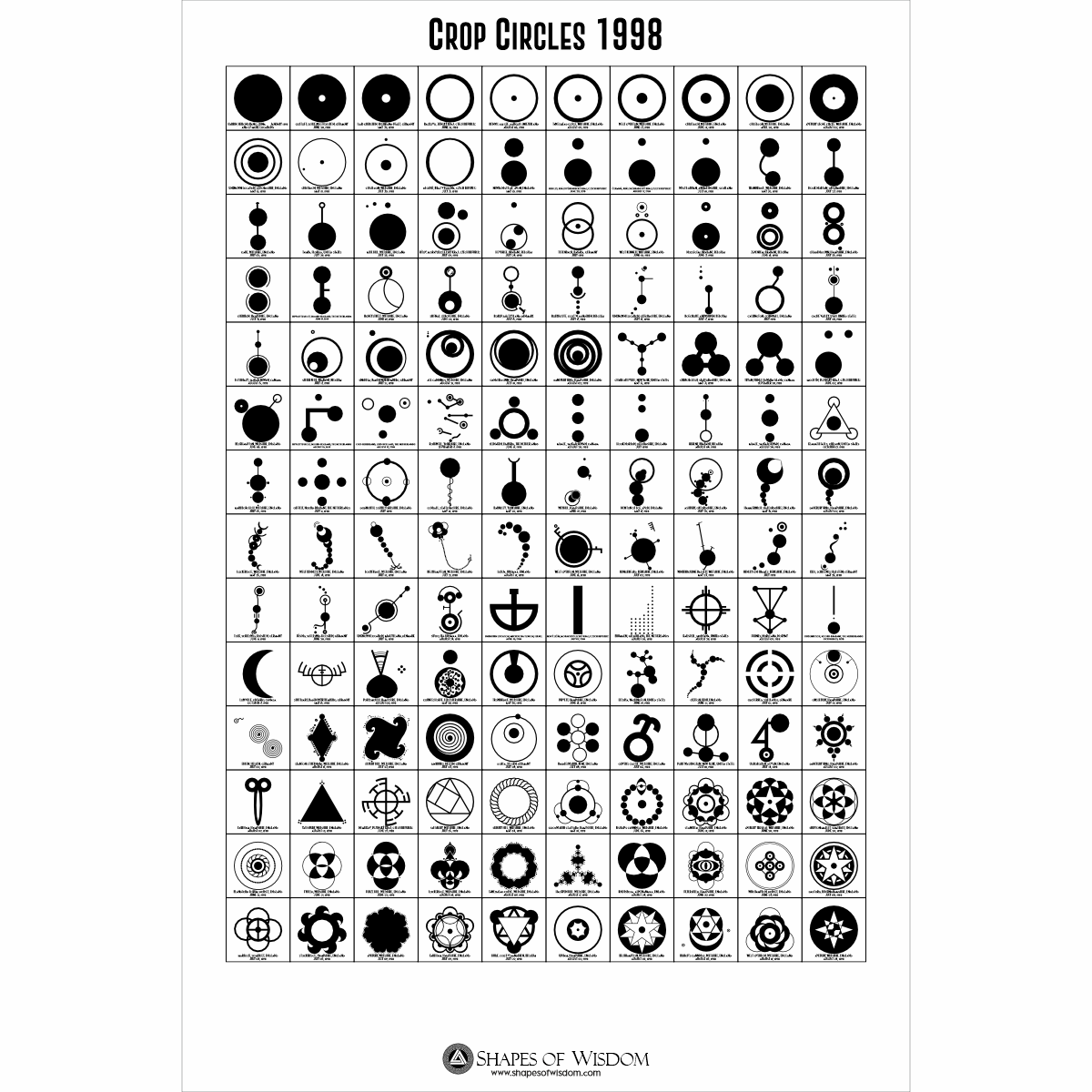 Crop Circles 1998 – Shapes of Wisdom